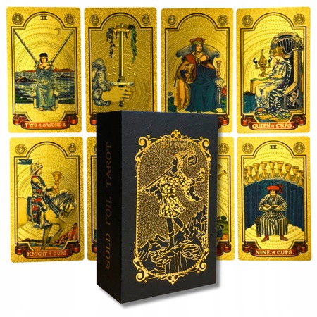 Set de carti Tarot Rider, format mare 7x12cm, ilustratii mistice ...