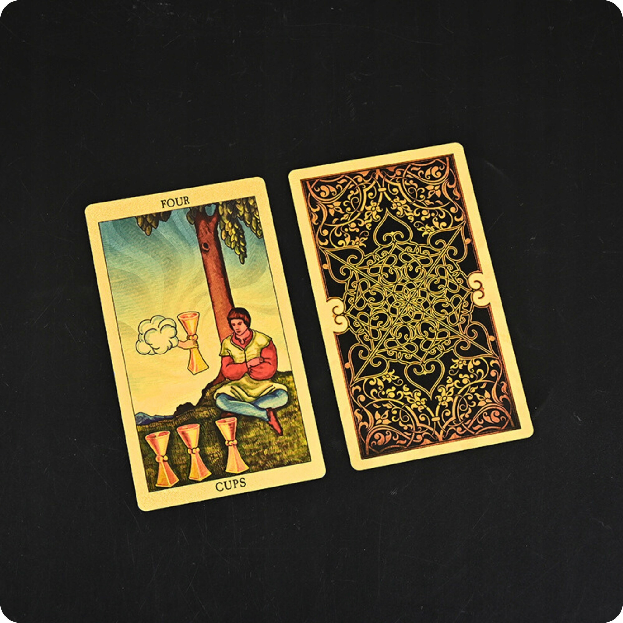 Set de carti Tarot Rider, format mare 7x12cm, ilustratii mistice ...