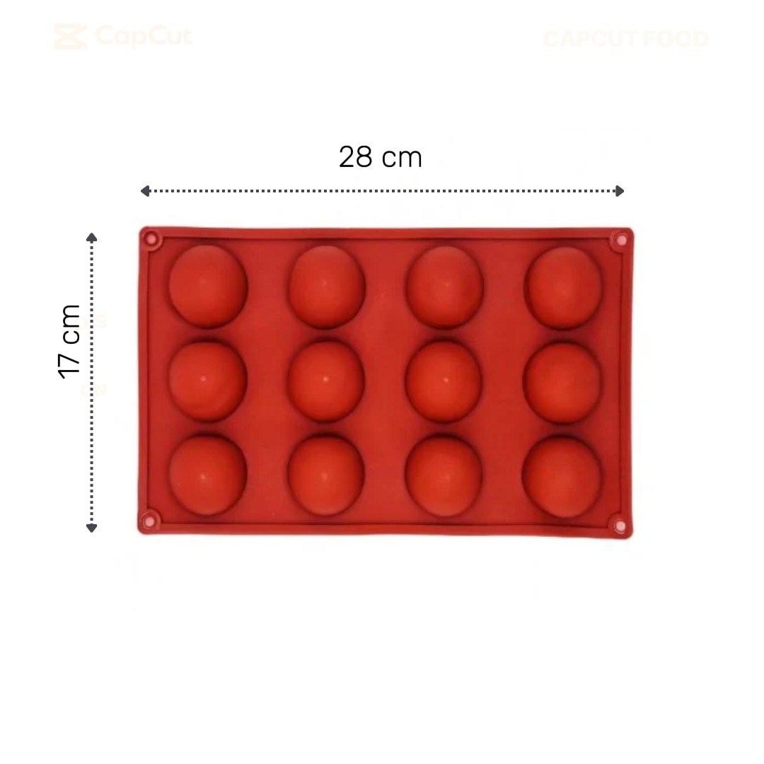 Forma Silicon pentru ciocolata, bomboane, prajituri, TopBazar, 12 ...