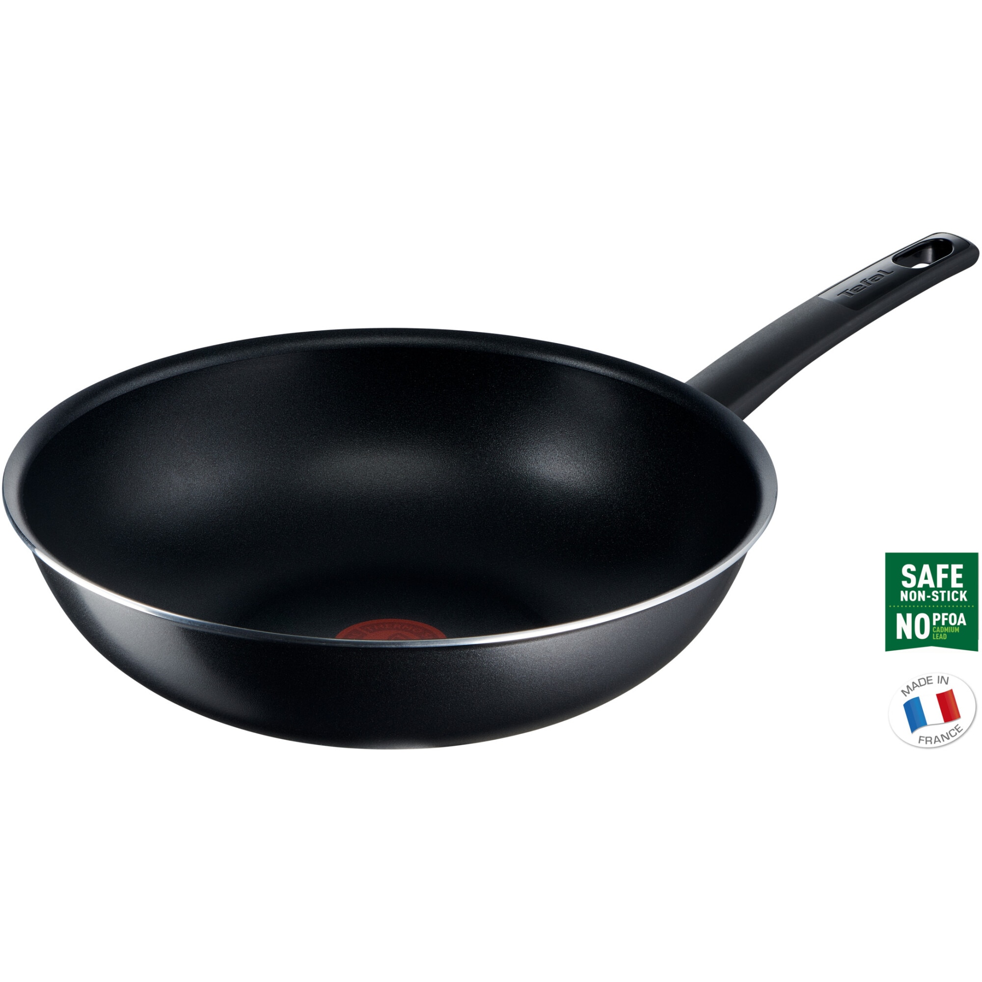 Tigaie wok Tefal Simplicity+, invelis antiaderent, indicator Thermo-Signal, baza Diffusion ...