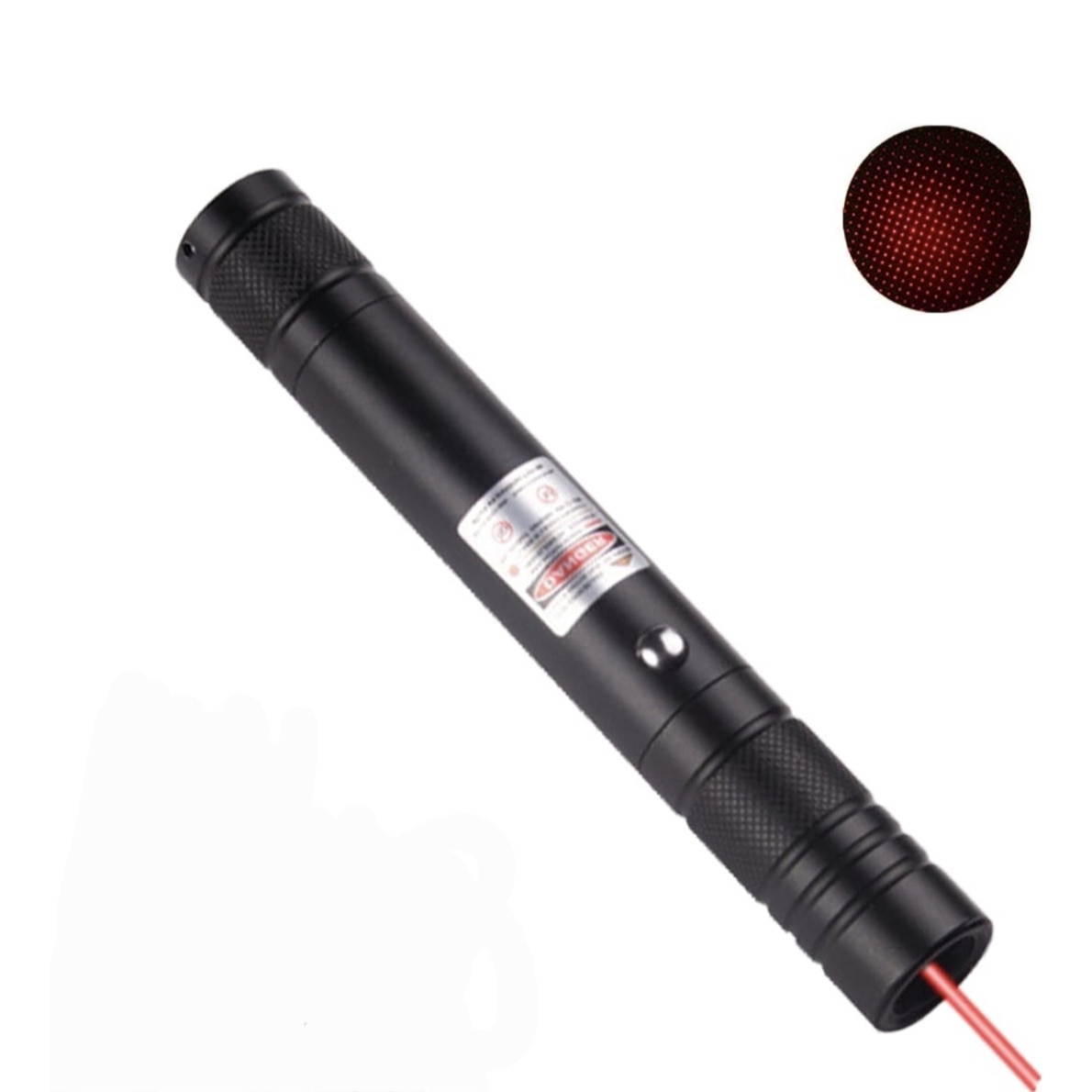 Laser Pointer Rosu Puternic, Tnagora®, Incarcare USB, Metal, 10000 mW ...