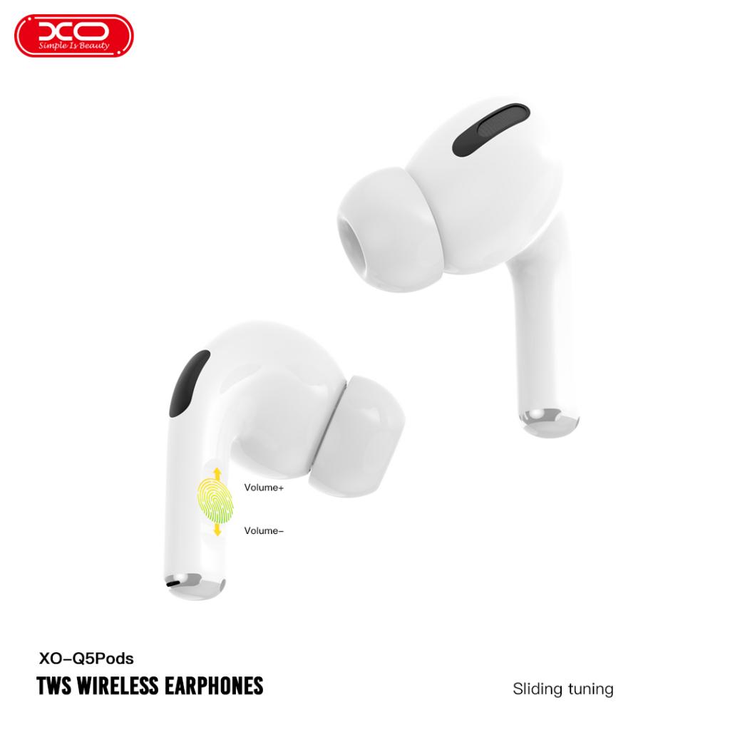 Casti In Ear XO - Q5 Pods, Bluetooth, TWS, albe - eMAG.ro