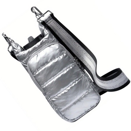Husa termos, termo-izolant, argintiu, Portabil, elegant si versatil ...