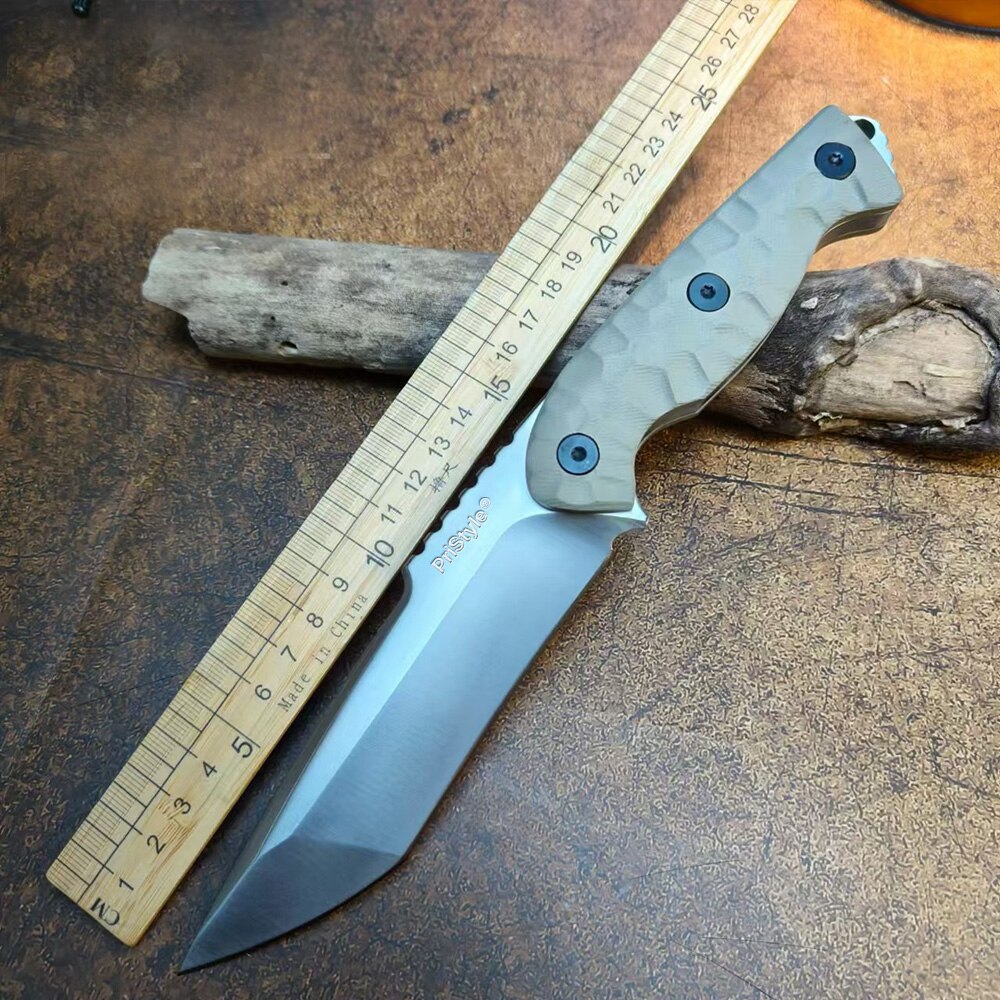 Cutit Profesional de Vanatoare, din Otel Premium VG10, Cu Teaca, Full ...