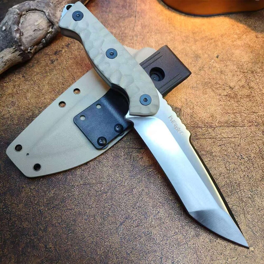 Cutit Profesional de Vanatoare, din Otel Premium VG10, Cu Teaca, Full ...