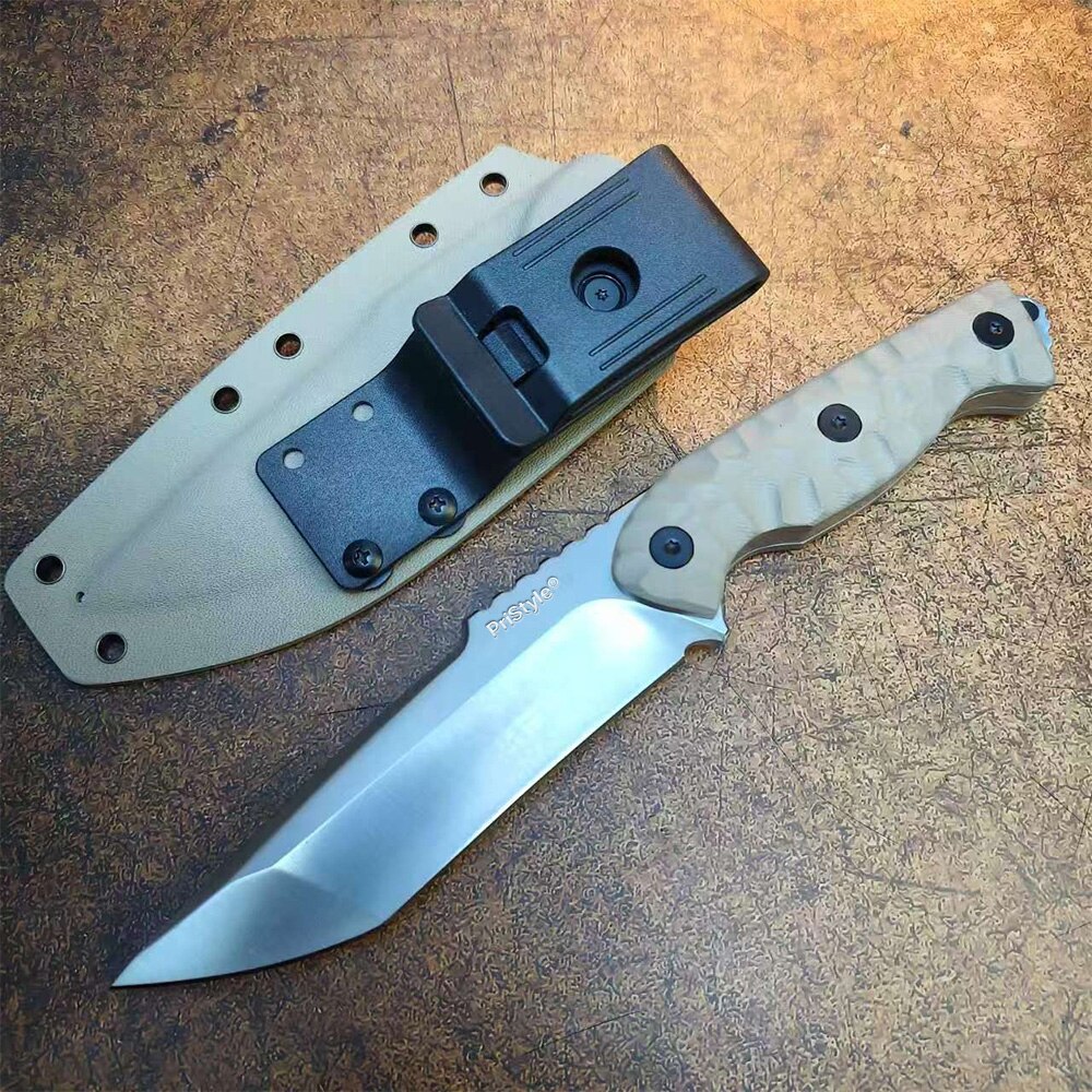 Cutit Profesional de Vanatoare, din Otel Premium VG10, Cu Teaca, Full ...