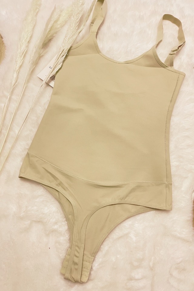 Lengerie modelatoare tip Body, Tanga, Compresie abdominala, Efect de ...