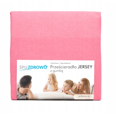 Cearsaf pentru saltea, Jersey, 180x200 cm, cu banda elastica, culoare ...