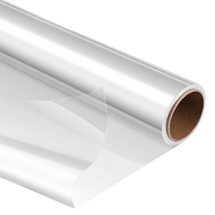Folie de Protectie Transparenta Electrostatica 45cm x 1.5m pentru ...