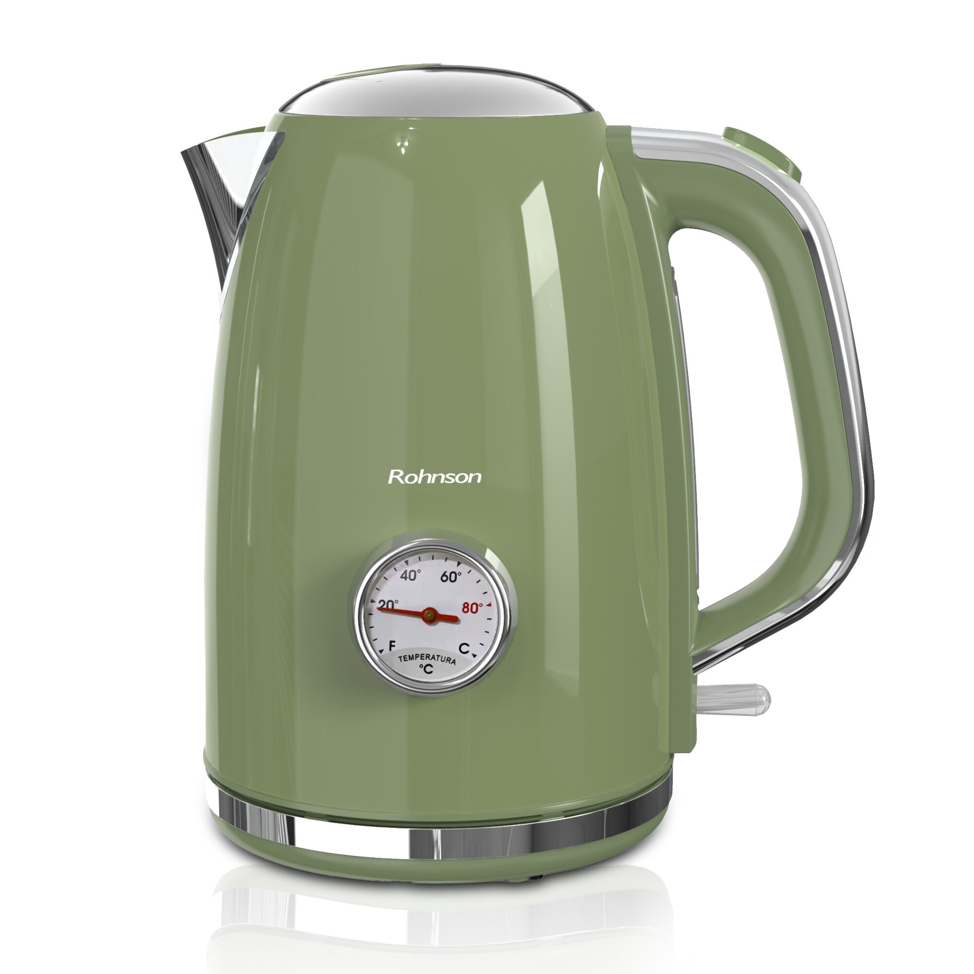 Fierbator electric Rohnson R7715 Nostalgia, 1850-2200W, 1.7 l, baza ...