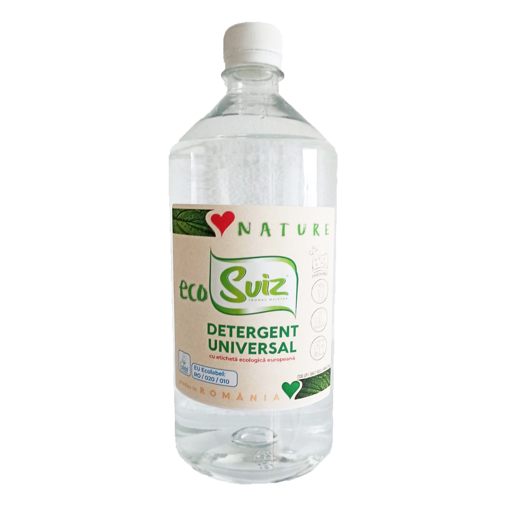 Detergent universal Eco Sviz, Ecologic, pentru toate suprafetele, 1l ...
