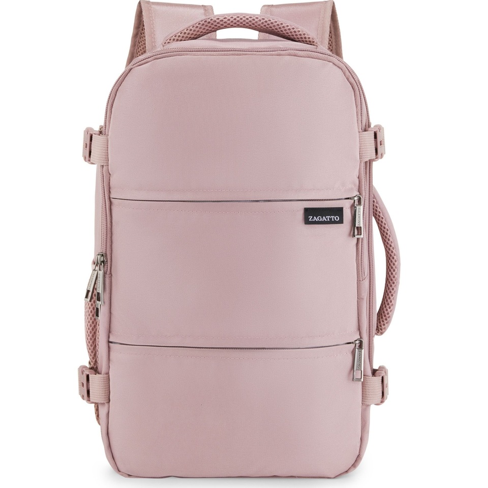 Rucsac voiaj, Zagatto, Roz, Bagaj mana 40x20x25 cm, Rucsac calatorie ...