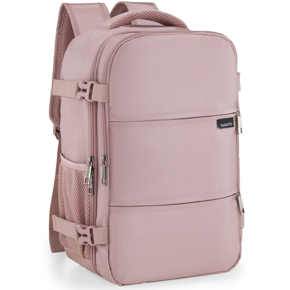 Rucsac voiaj, Zagatto, Roz, Bagaj mana 40x20x25 cm, Rucsac calatorie ...