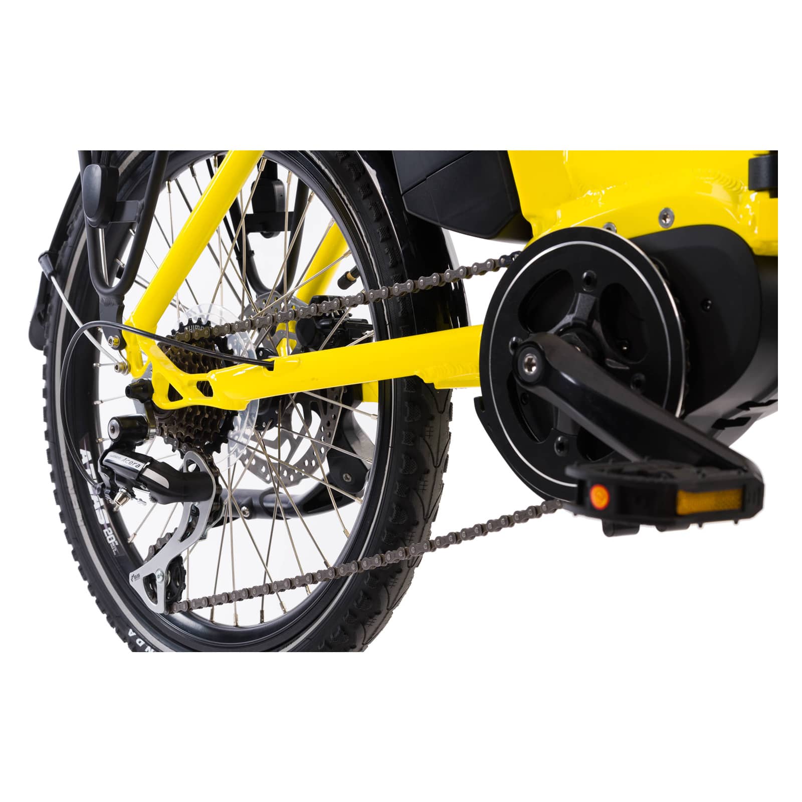 Bicicleta Electrica Pliabila Devron 20126 - 20 Inch, M, Galben - eMAG.ro