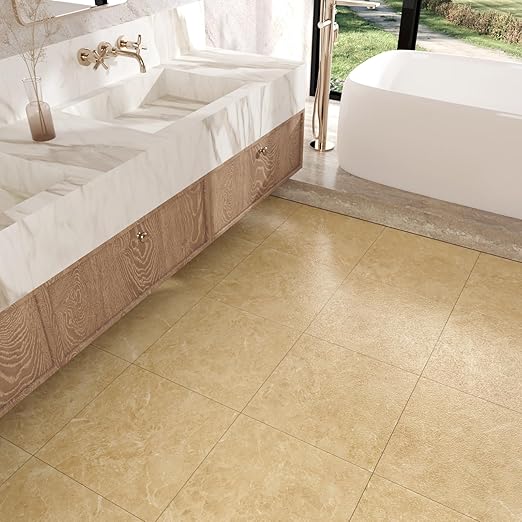 Set 24 placi PVC autoadezive Yullpaper, aspect marmura, 30x30 cm ...