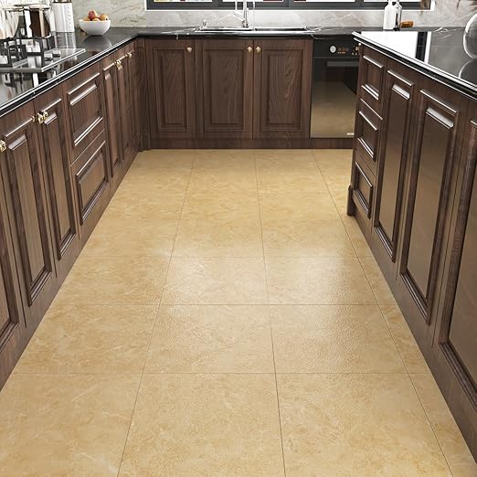 Set 24 placi PVC autoadezive Yullpaper, aspect marmura, 30x30 cm ...