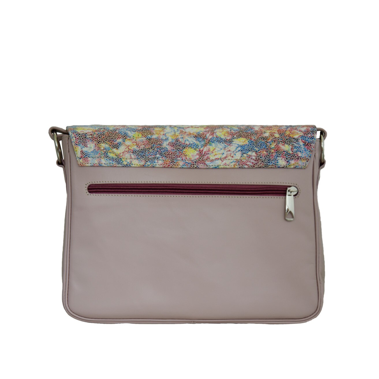 Geanta tip postas din piele naturala, Ada, Roz - eMAG.ro