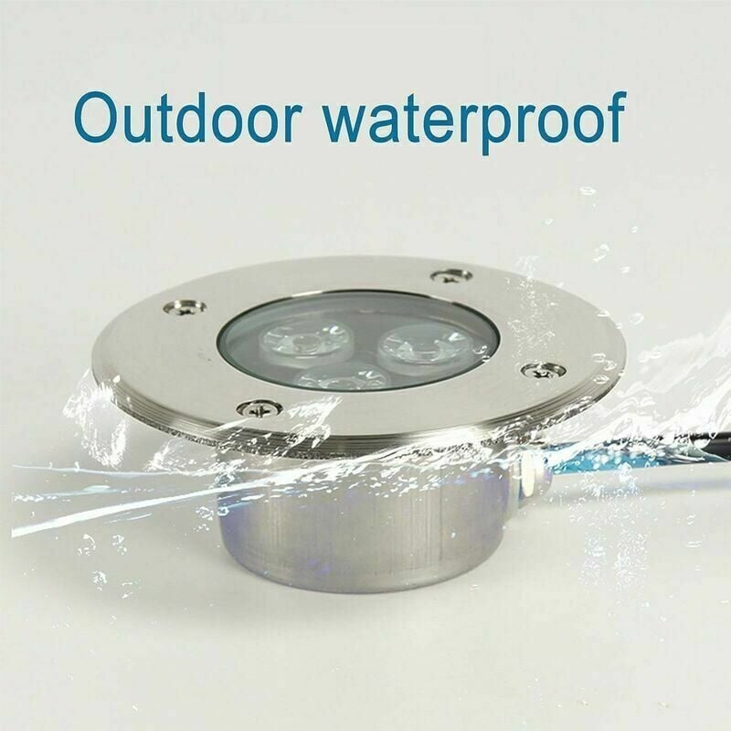 Spot LED incastrat exterior, IP68, otel inoxidabil, 100x40mm, set 1 buc ...