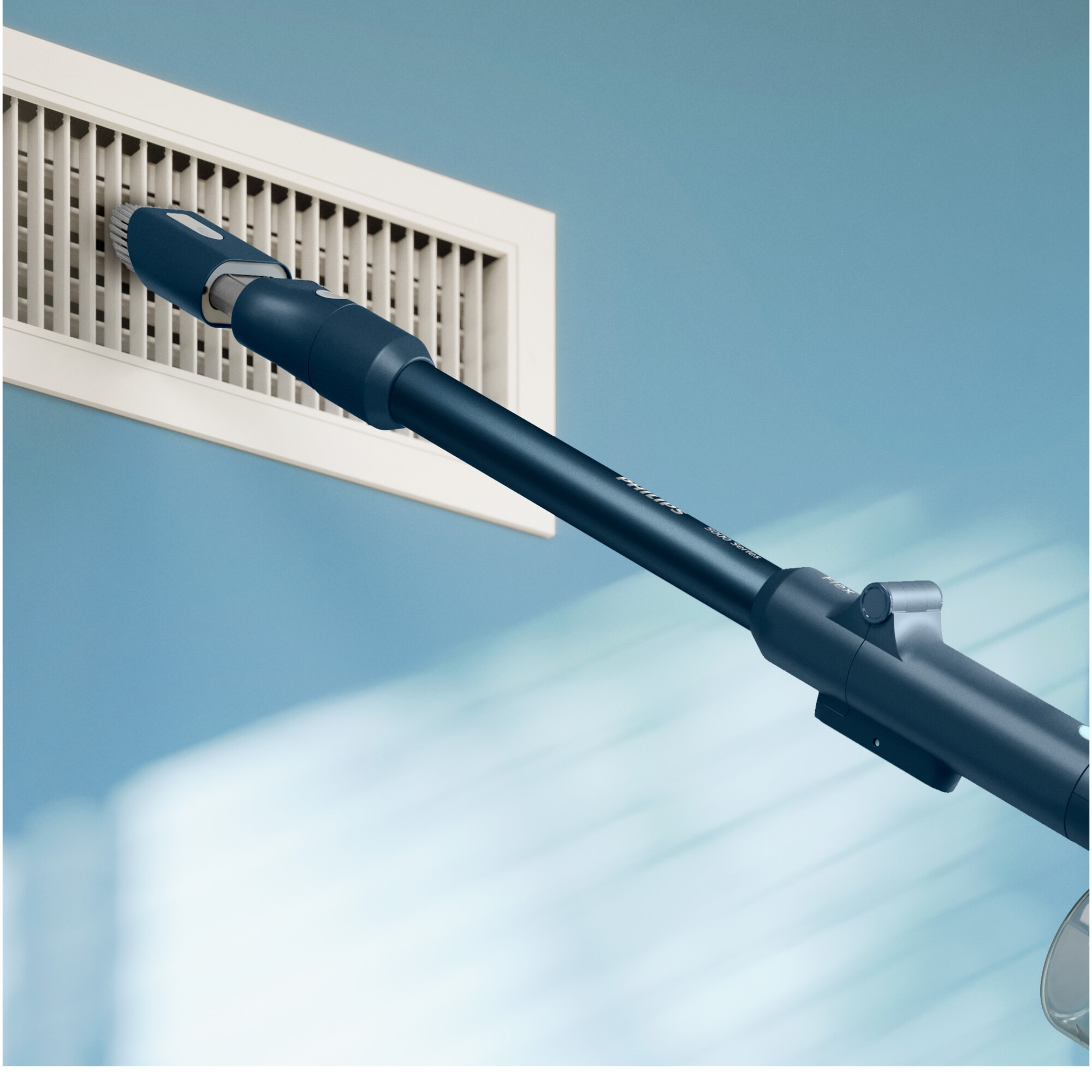 Aspirator vertical Philips Flex XC5244/10, Aqua, durata de functionare pana la 60 min ...