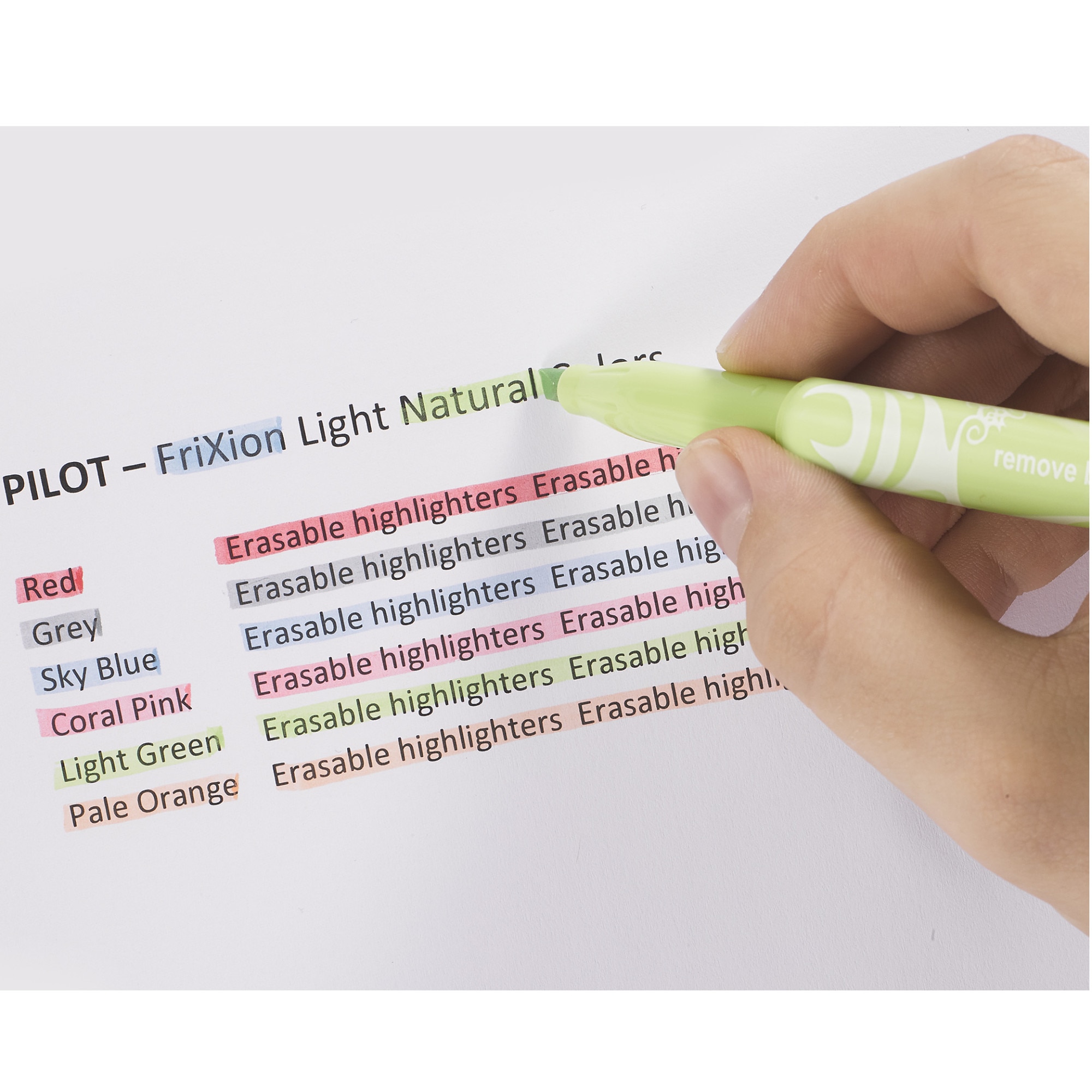 Textmarker Pilot Frixion Light Soft, 4 mm, Portocaliu - eMAG.ro