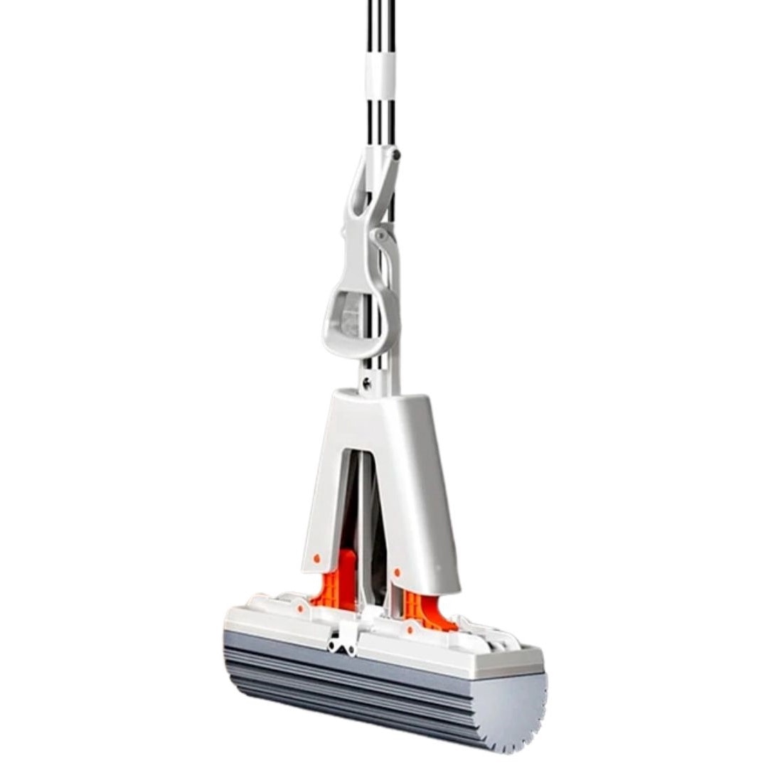Mop absorbant telescopic, cu stoarcere simpla, sistem usor de inlocuire ...