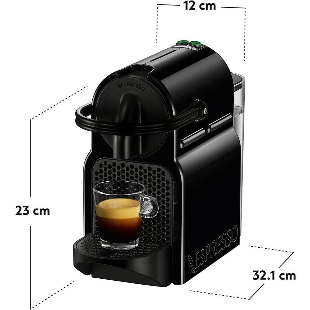 Espressor De'Longhi Inissia Nespresso EN80.BAE, Aparat de spumat lapte ...