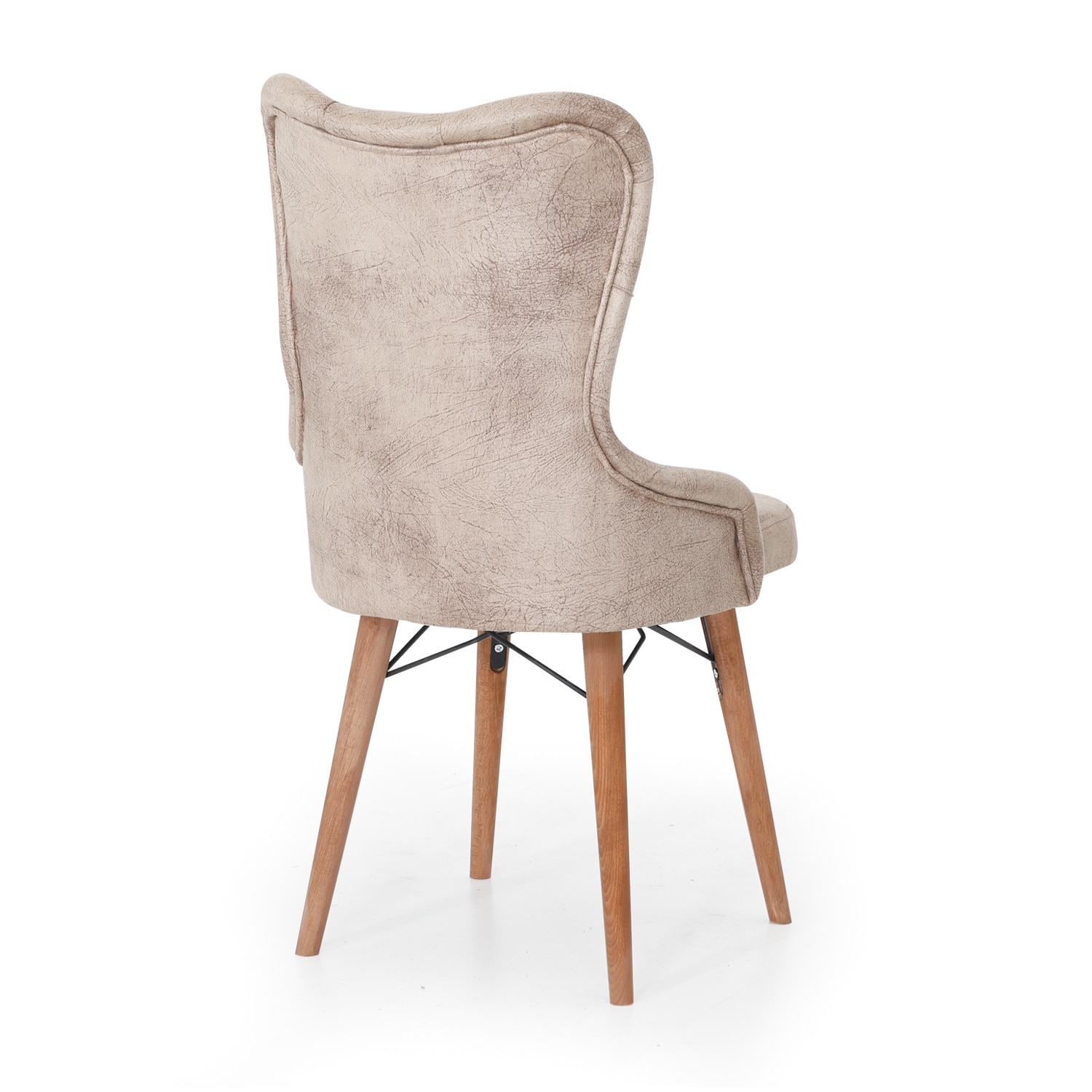 Scaun King Crem, dining, bucatarie, tapitate cu material textil ...