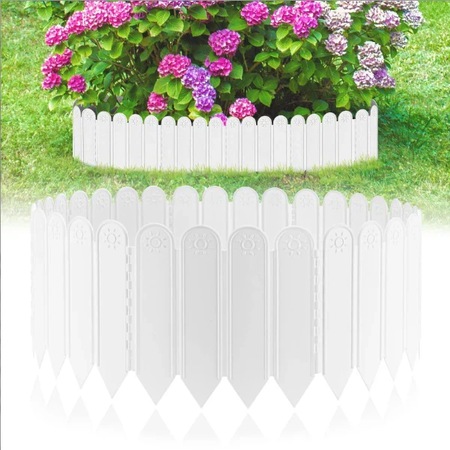 Set 12 piese gardulet decorativ pentru gradina, din PVC, dimensiuni 1 ...