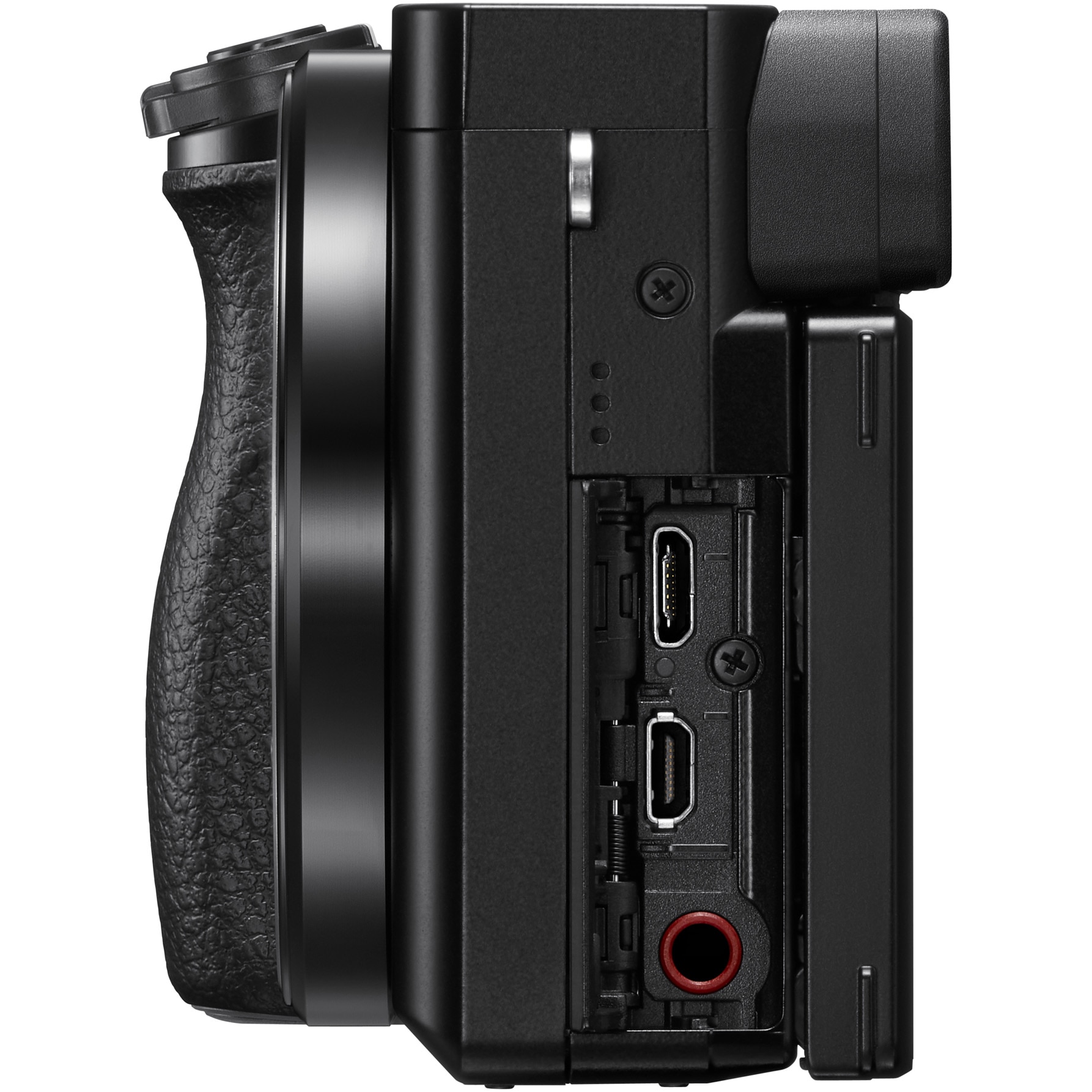 Aparat foto Mirrorless Sony Alpha A6100A, 24.2MP, 4K, Negru + Obiectiv ...
