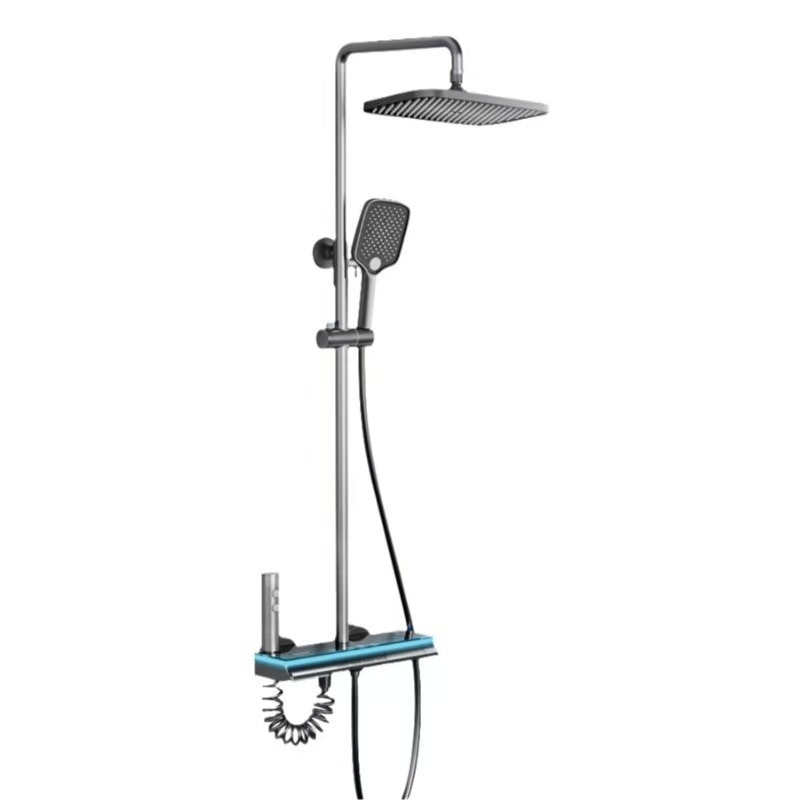 Coloana de Dus Smart, Afisaj LED, Control Termostatic, 3 Moduri de ...