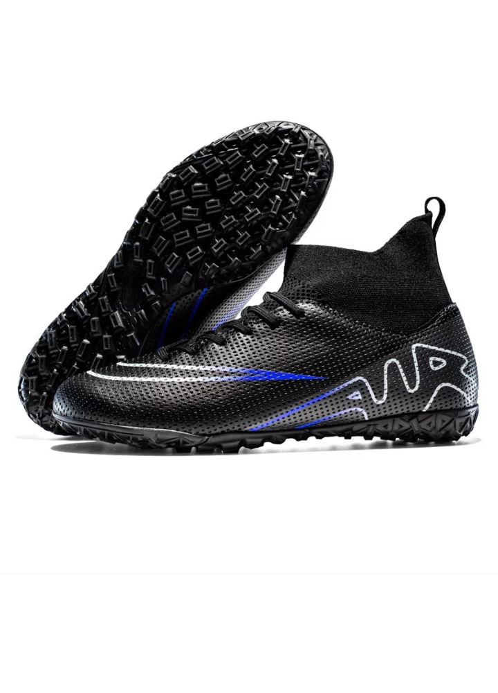 Pantofi fotbal, poliuretan, negru, 40EU - eMAG.ro