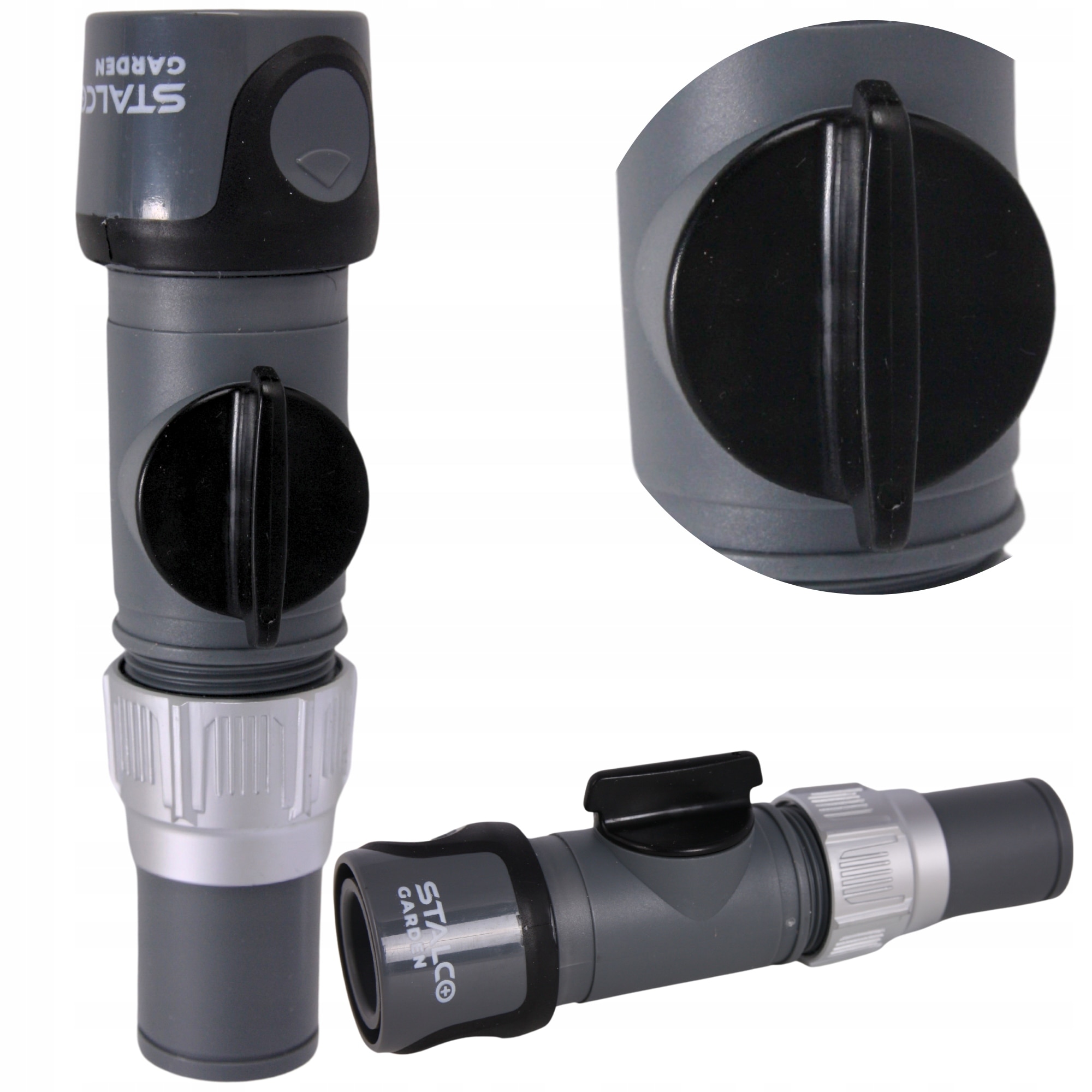 Robinet de gradina, Fara marca, 3/4", Conector rapid cu supapa de ...