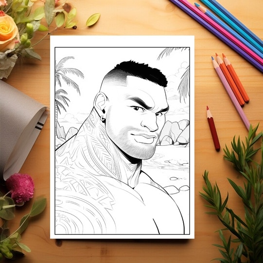 Carte de colorat antistres, 50 de ilustratii Barbati Atragatori, 106 ...