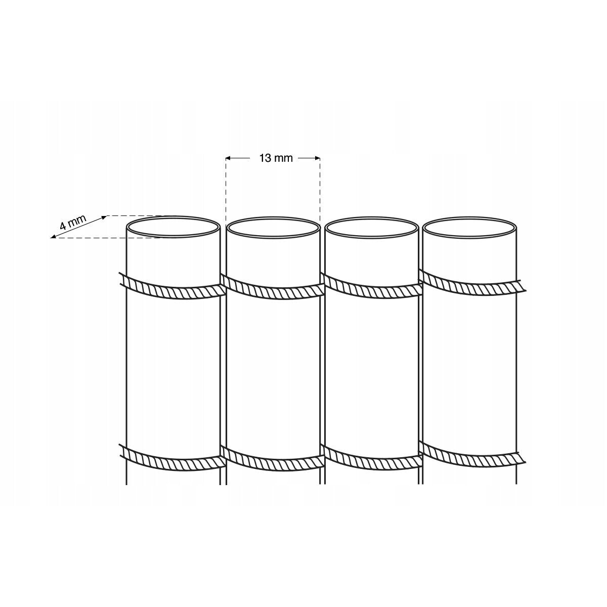 Paravan pentru balcon/terasa, PVC, 1.4x3m, maro - eMAG.ro