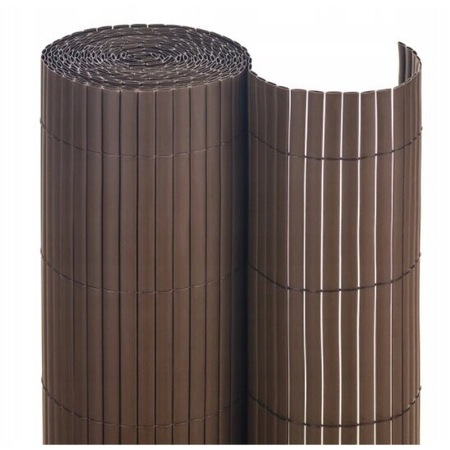 Paravan pentru balcon/terasa, PVC, 1.4x3m, maro - eMAG.ro
