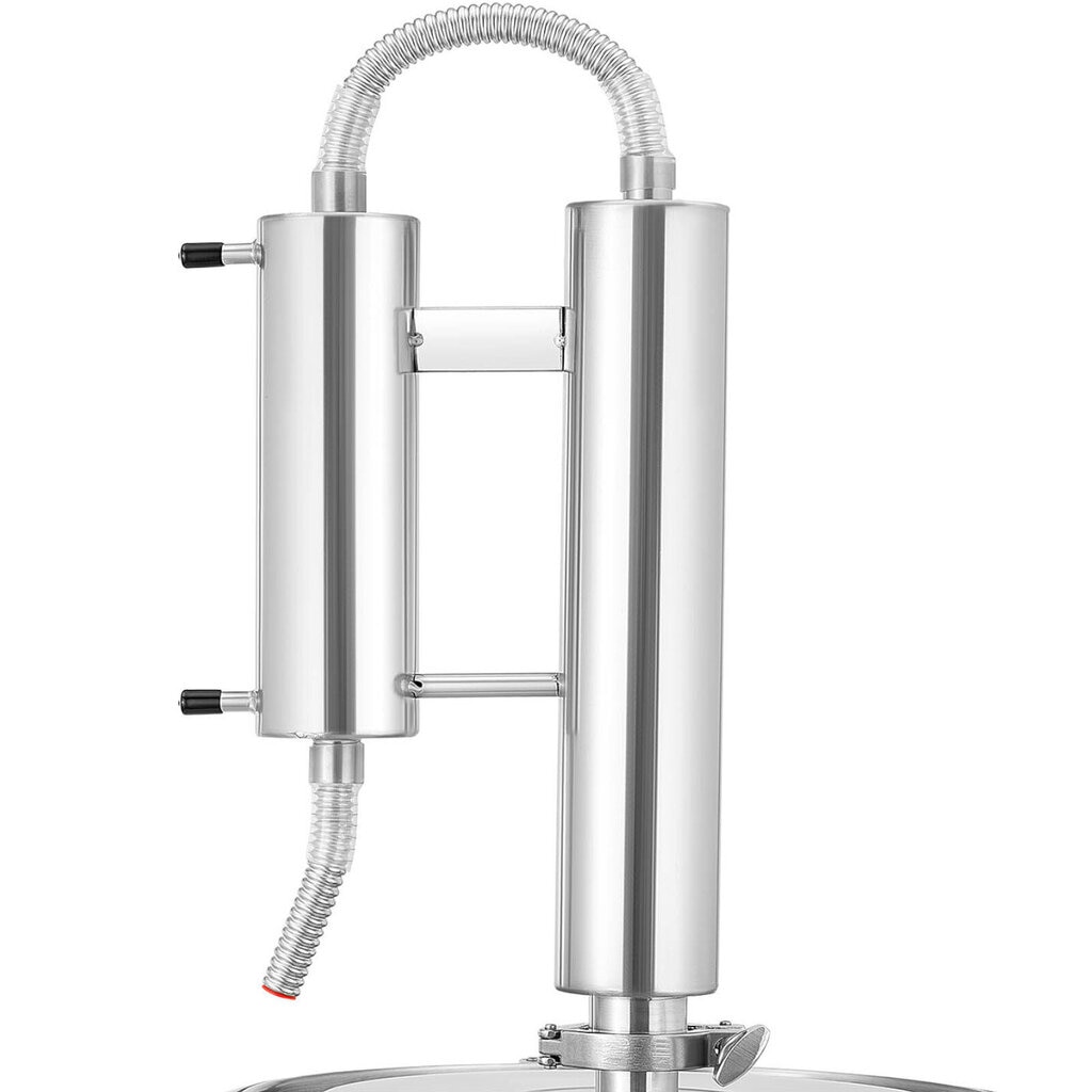 Aparat de distilare 35L, inox, cu alcoolometru, 300mm, 1.5m furtun de ...