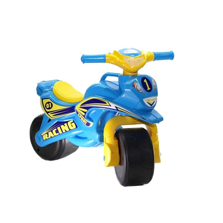 Motoreta fara pedale MOTO SPORT cu sunete si lumini, culoare albastru ...