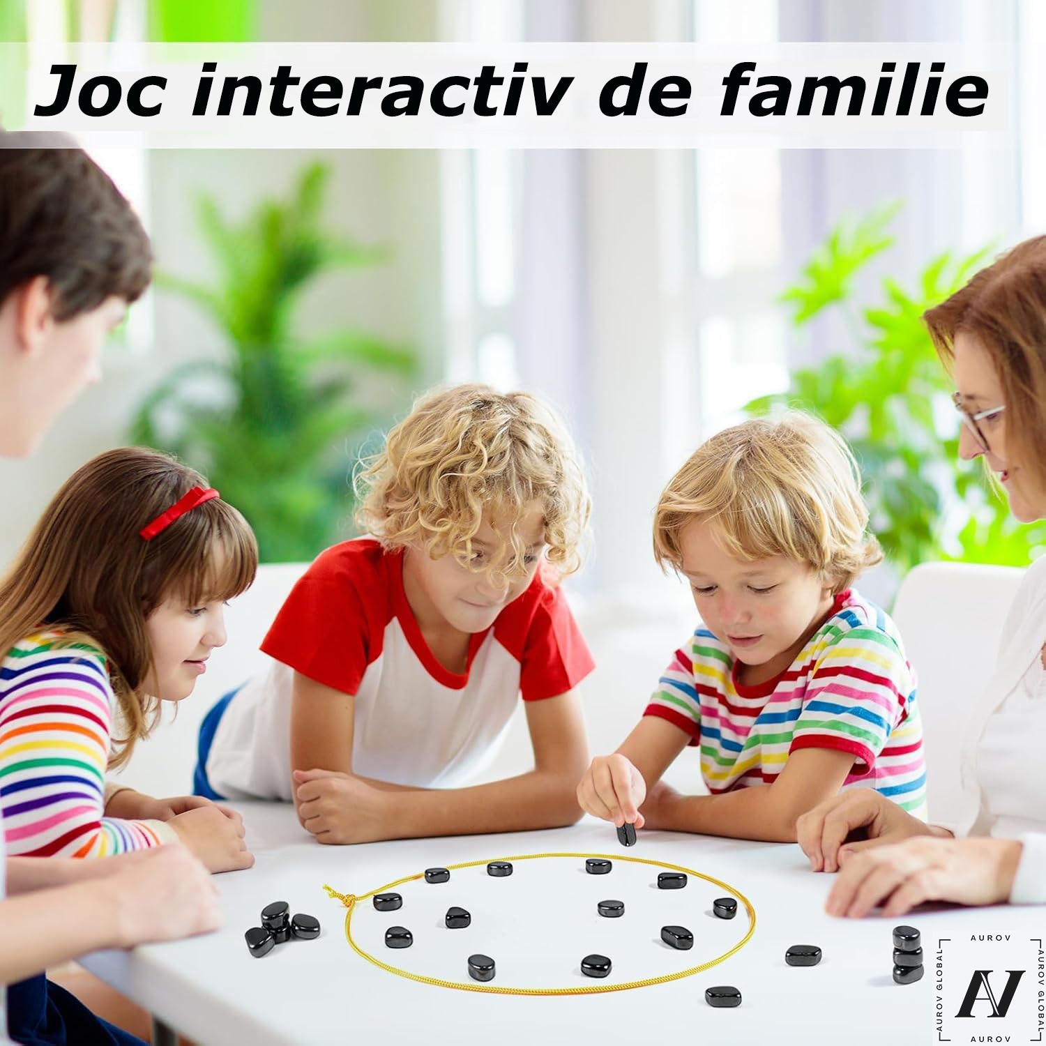 Joc Magnetic Strategic pentru Copii, Aurov®, Set cu 30 de Magneti ...