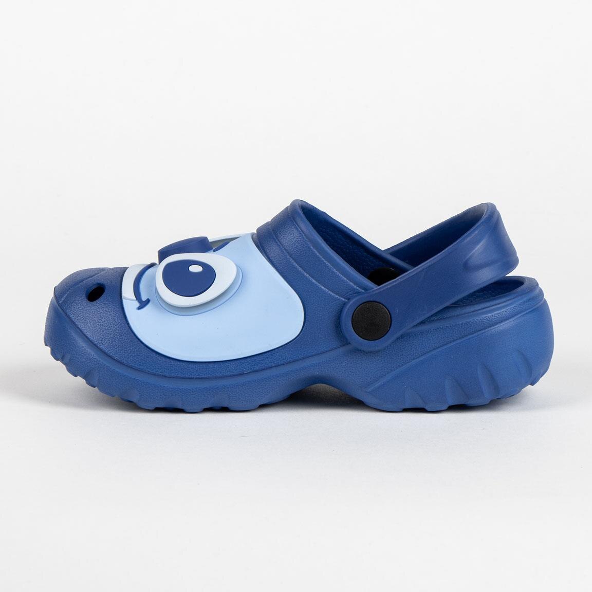 Papuci clogs plaja 3D cu lumini, imprimeu Stitch Albastru 26-27 EU ...