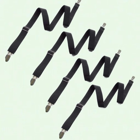 Set de 4 curele elastice cu clips metalici, ajustabile 50x200cm - eMAG.ro