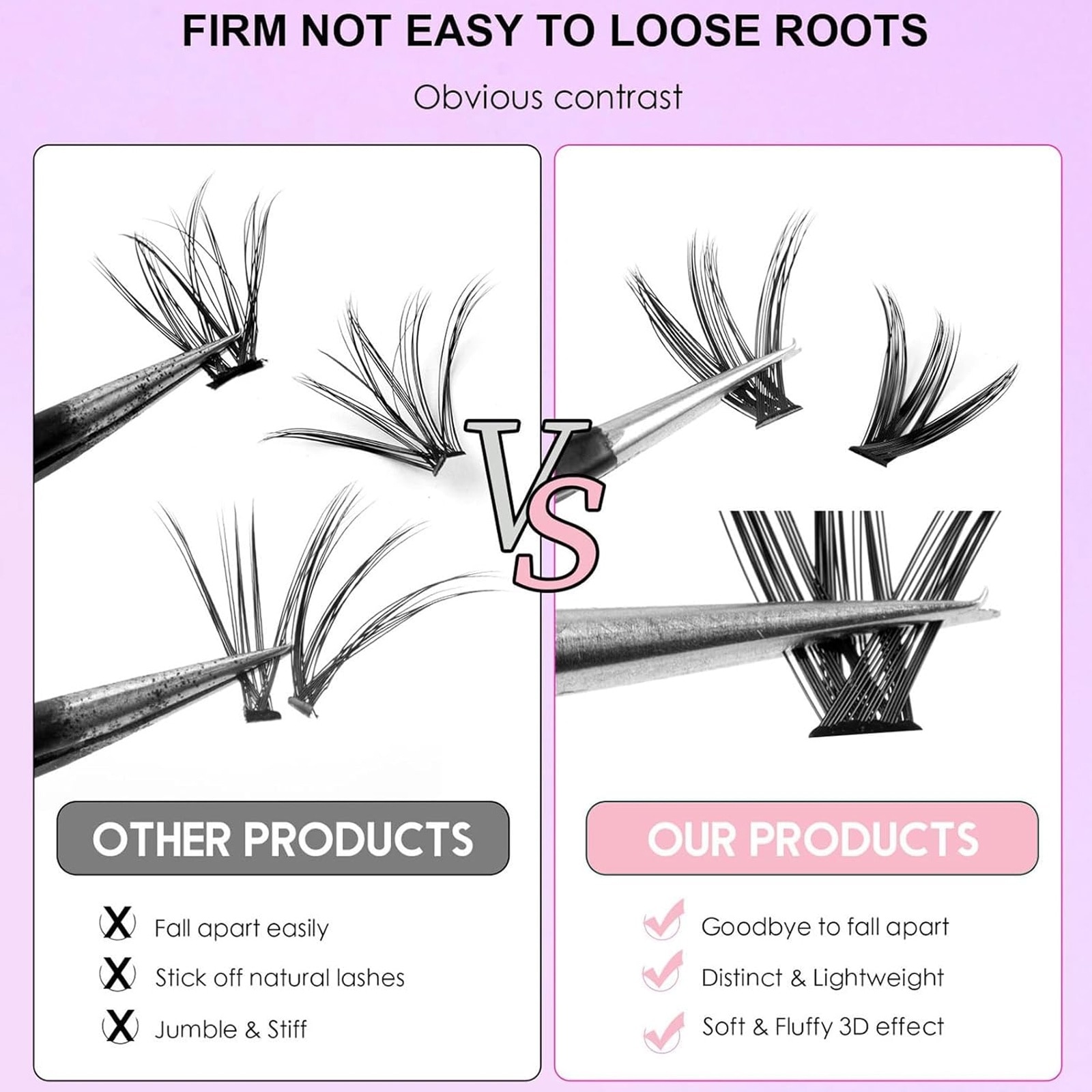 Set Kit Extensii Gene, SINBINTA, Set Gene False, Efect 3D si 4D, 240 ...