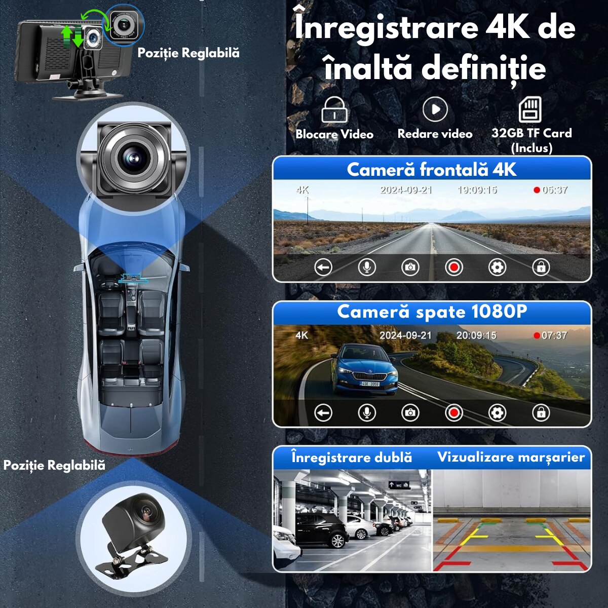 Navigatie Auto Multimedia Universarala Dasbo®, Display 10.26 inch ...