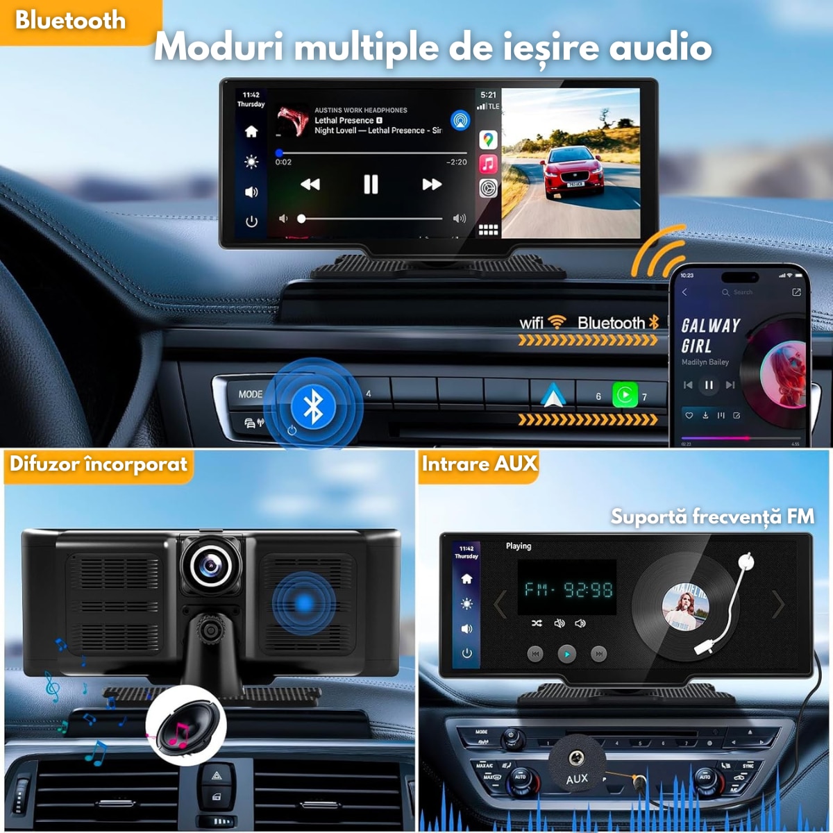 Navigatie Auto Multimedia Universarala Dasbo®, Display 10.26 inch ...