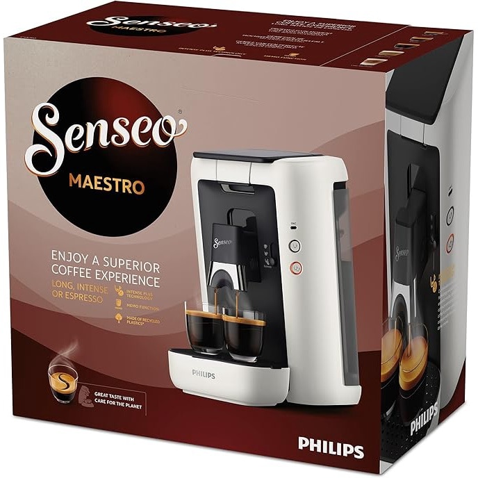 Espressor cu capsule Philips Senseo Maestro, 1450W, 1.2l, Alb - eMAG.ro