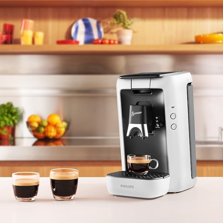 Espressor cu capsule Philips Senseo Maestro, 1450W, 1.2l, Alb - eMAG.ro