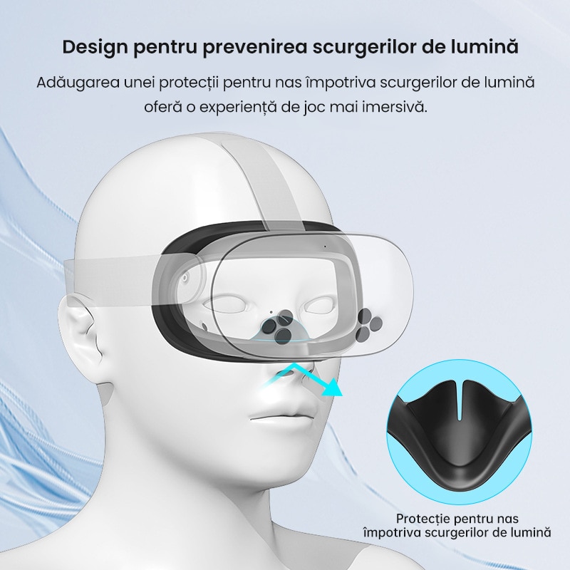 Masca Faciala Capac din Silicon pentru Meta Quest 3 VR – HIKIMODE ...