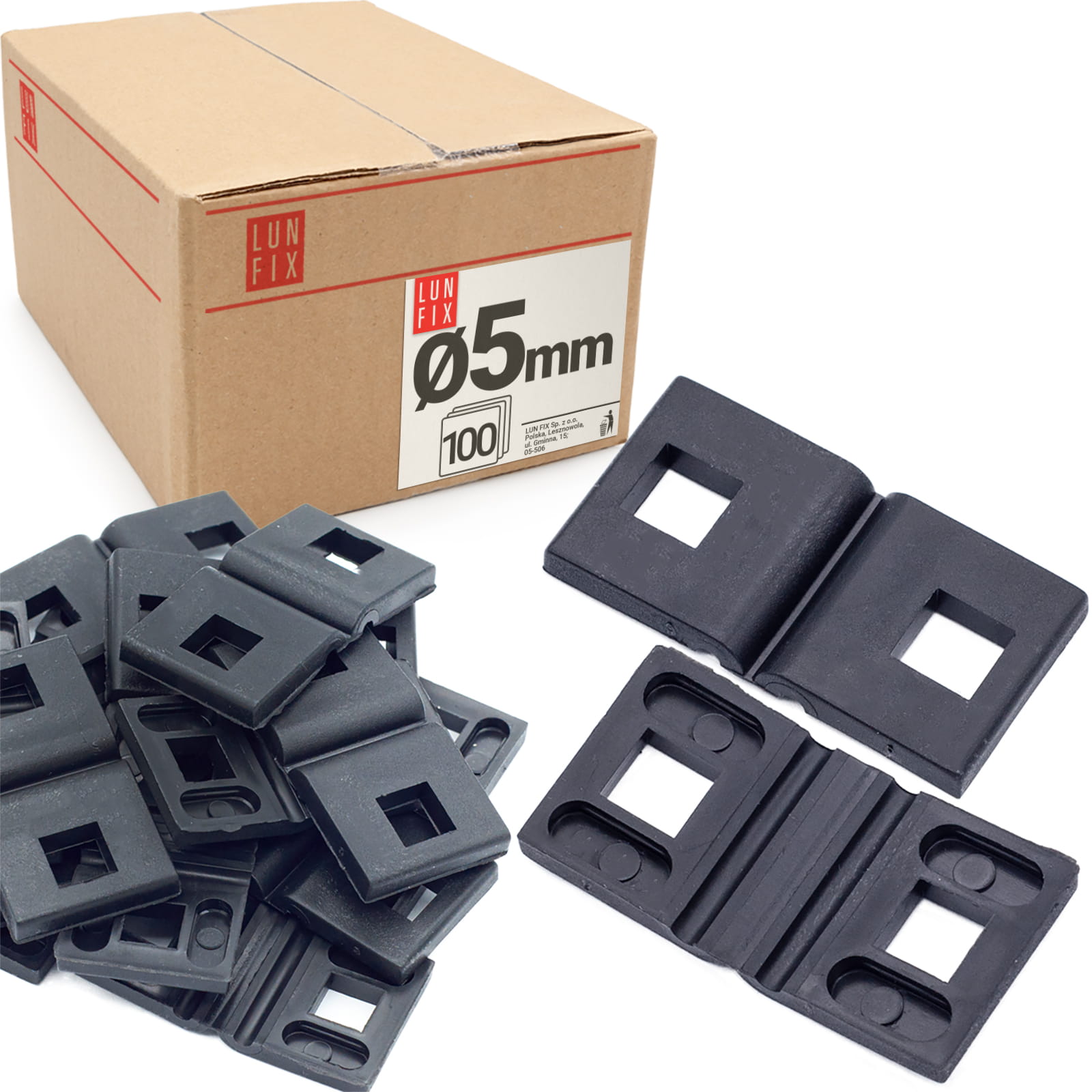 Set 100 Distantiere clema pentru de gard Lun Fix, 5mm, H25 - eMAG.ro