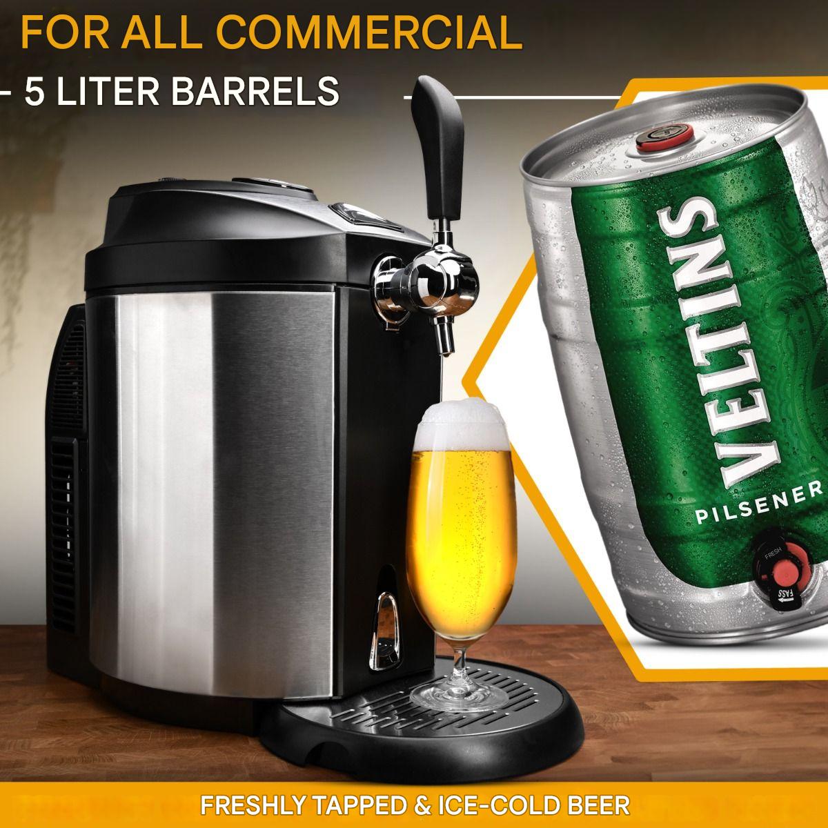 Dozator de bere cu racire Clatronic, capacitate 5 litri, temperatura ...