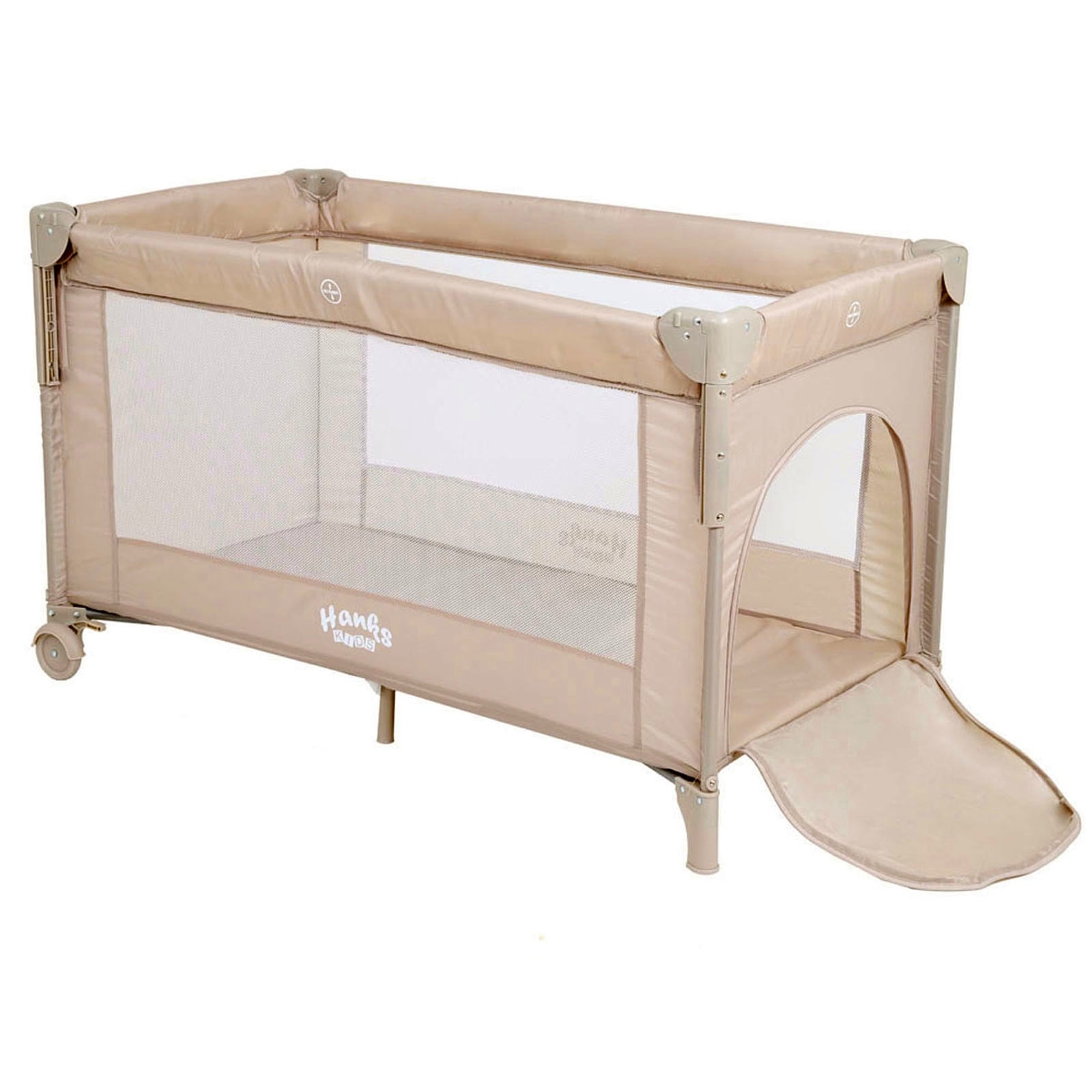 Patut pliabil bebe HanksKids, turistice, doua niveluri, ultra-portabile ...