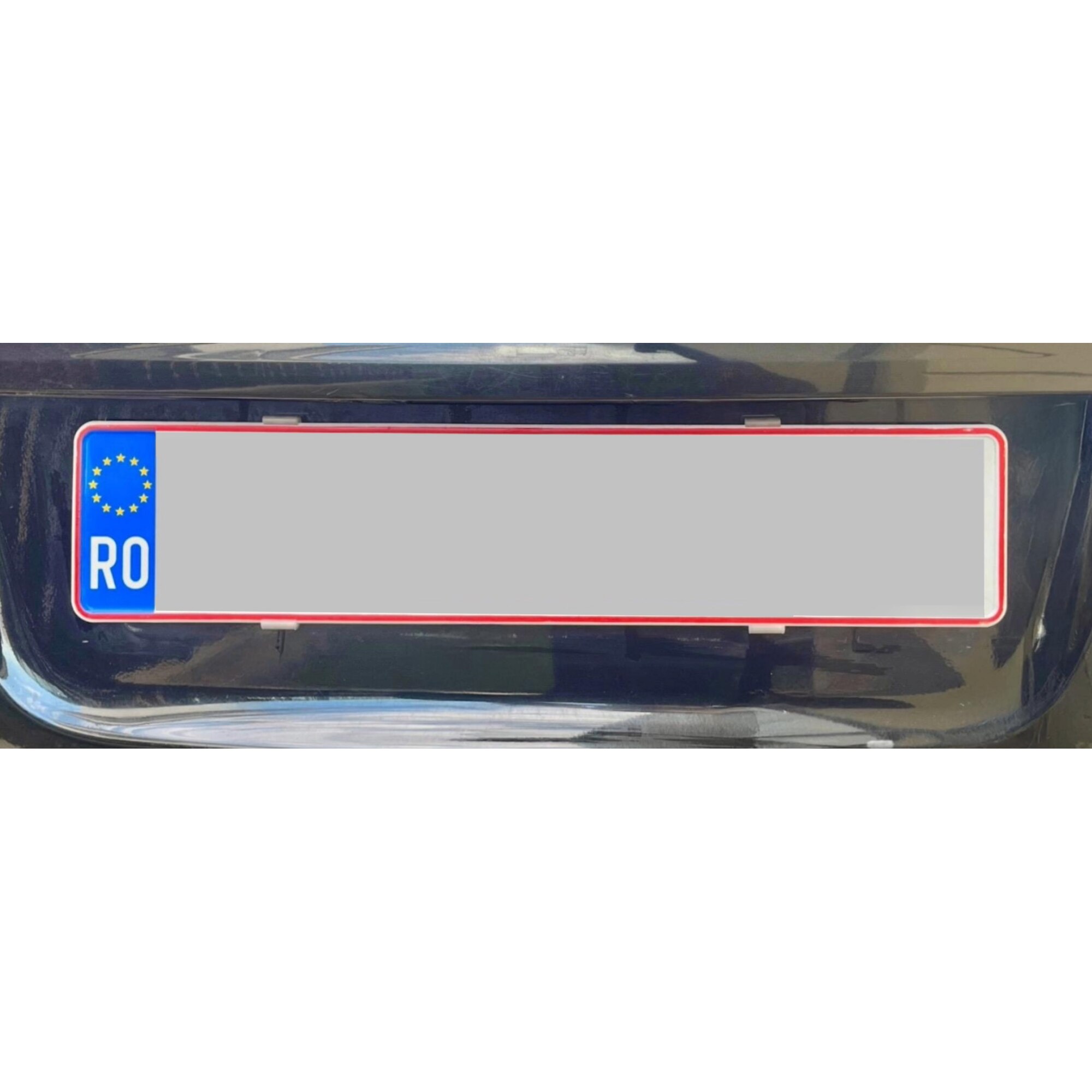 Set suport placute numar inmatriculare auto Slim -4 bucati fata si ...